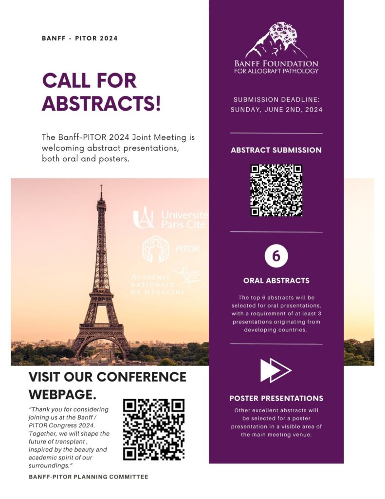 Banff-Pitor Conference Abstract Submission Information - BANFF